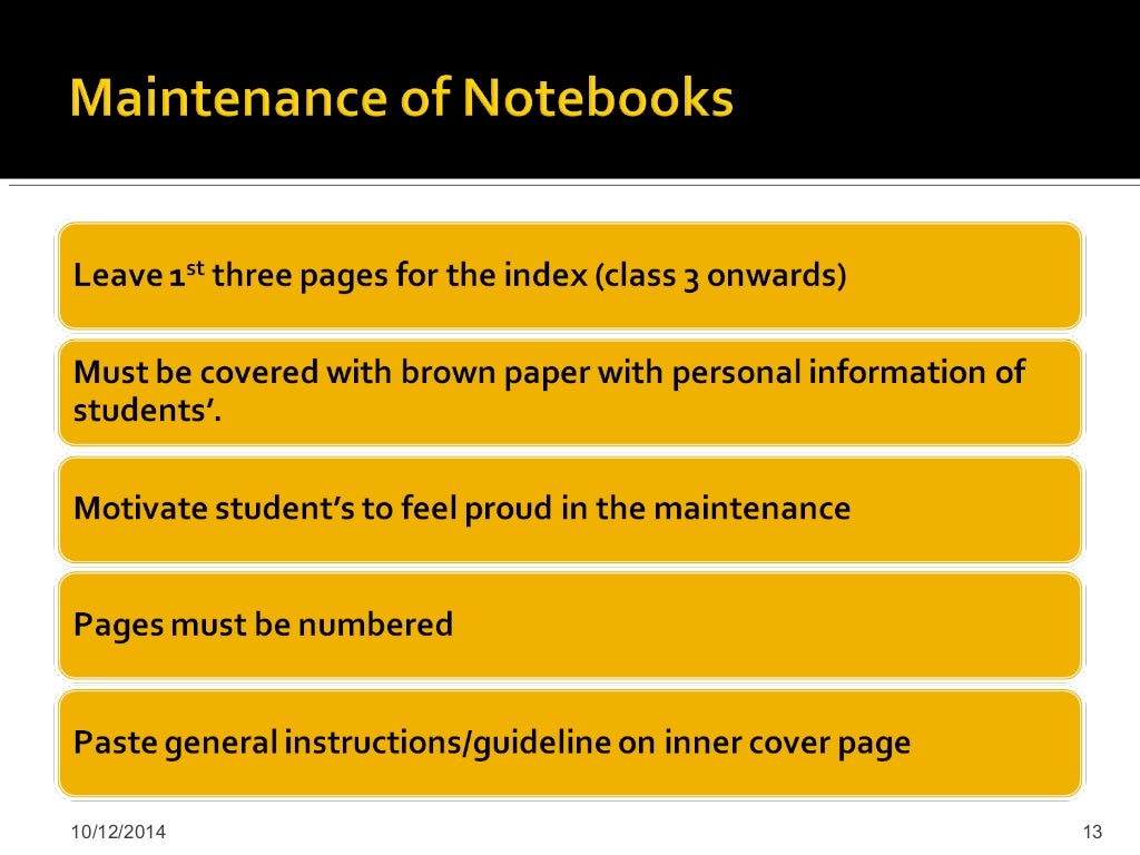 Notebook Correction/Exercise Book Correction Methods