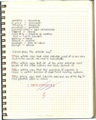 Notebook english V | PDF