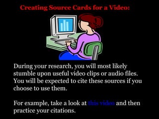 Note Cards And Source Cards Formal Observation 2 | PPT