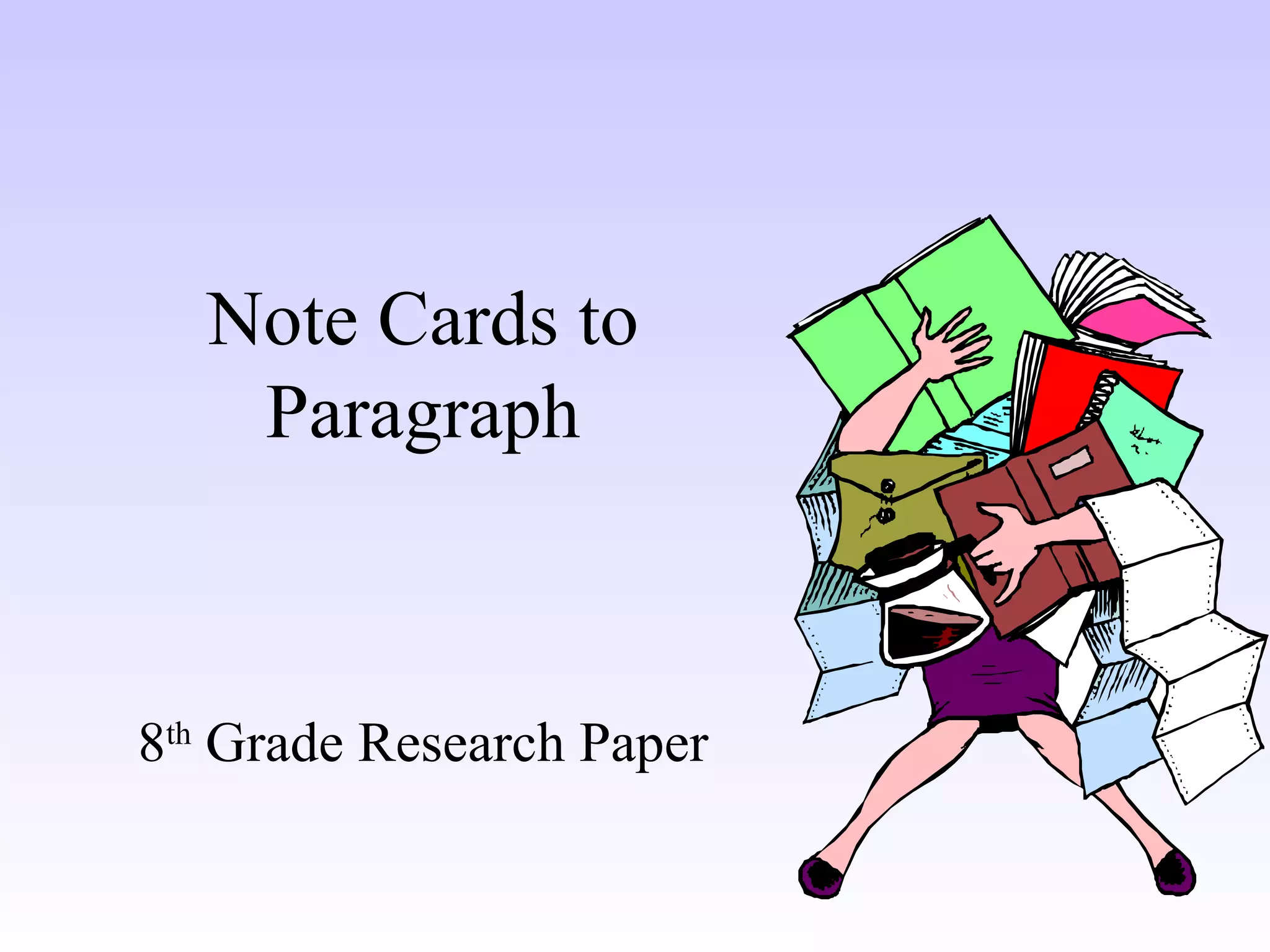 Note cards to paragraph | PPT | Marriage and Civil Unions | Family and ...