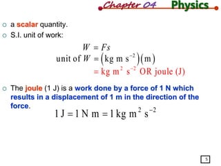 Work equation,applications,energy conservation | PPTX