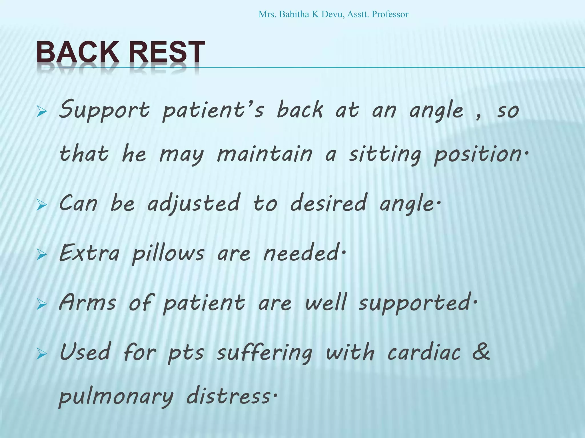 Comfort Devices | PPTX