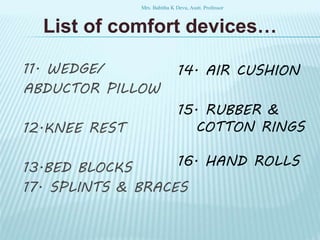 Comfort Devices | PPTX