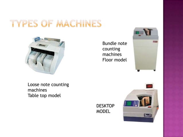 Note counting machine | PPT