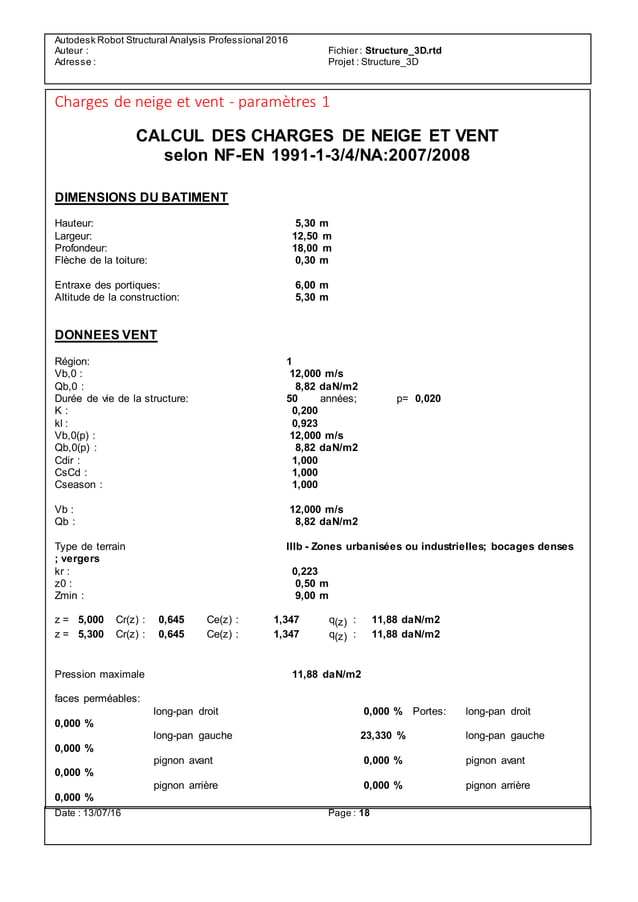 Note de calcul | PDF