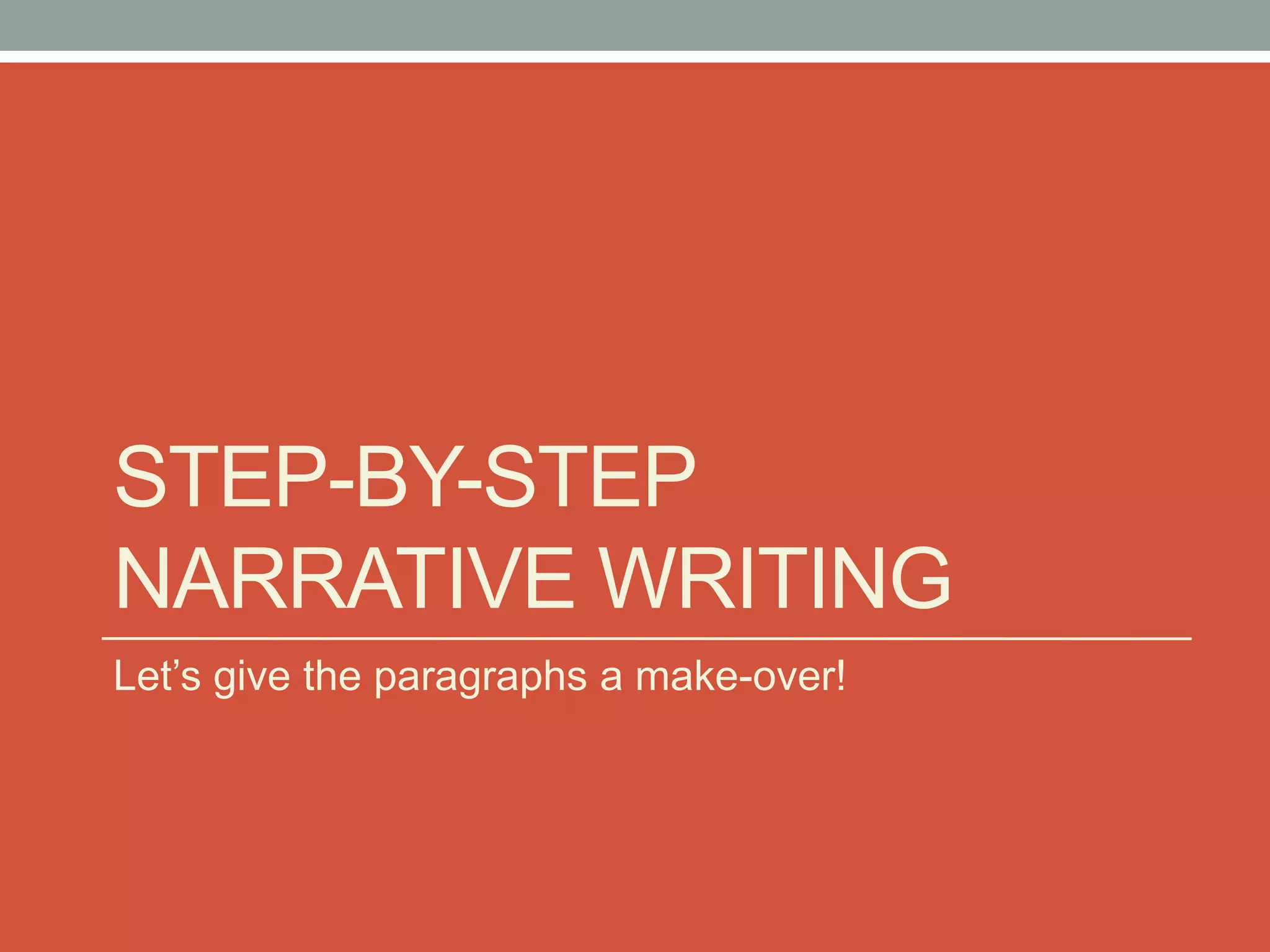 Note Expansion for UPSR (Guided Narrative Writing) | PPTX