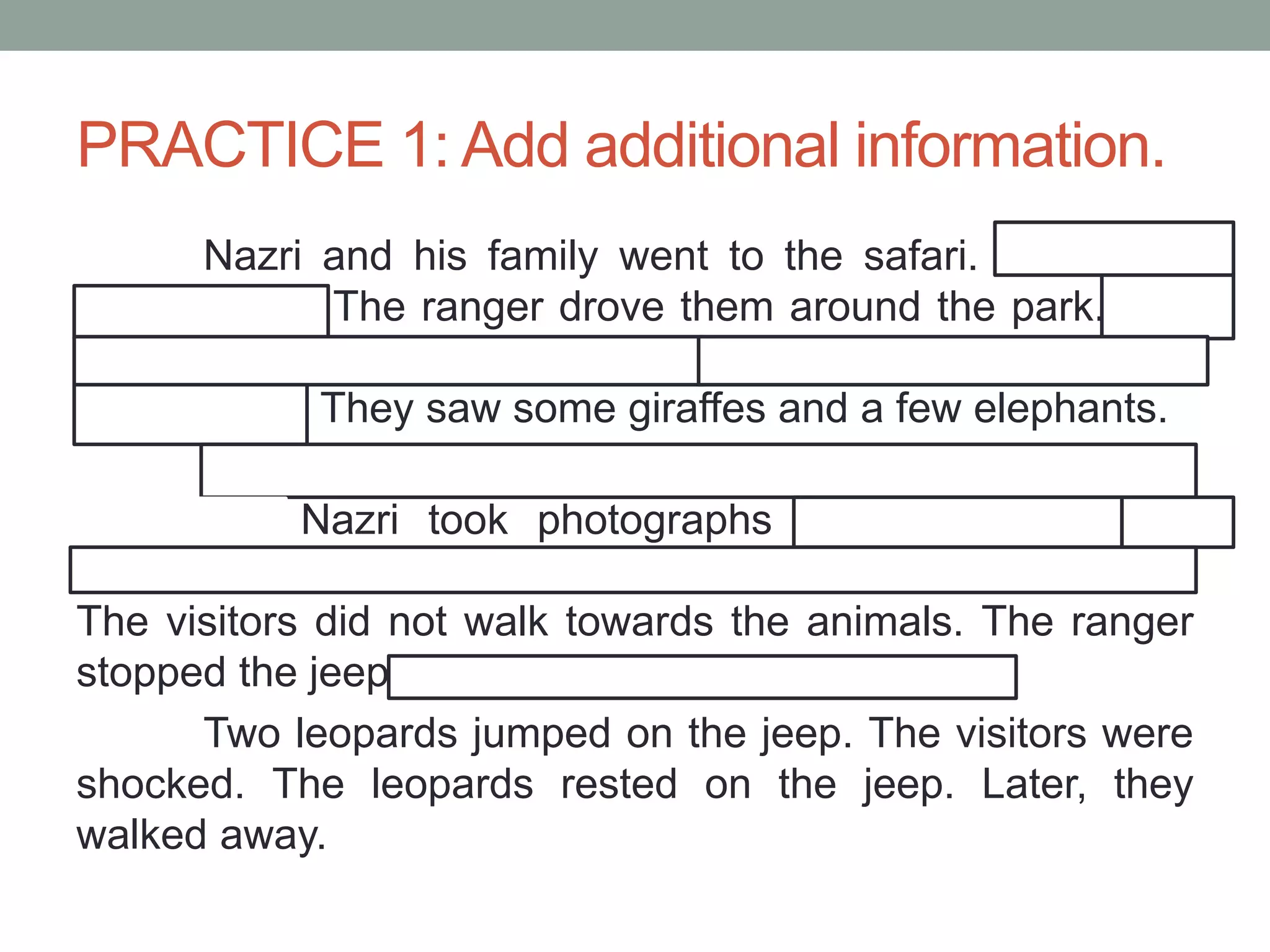 Note Expansion for UPSR (Guided Narrative Writing) | PPTX | Africa ...