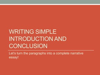 Note Expansion for UPSR (Guided Narrative Writing) | PPTX