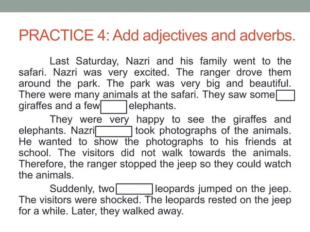 Note Expansion for UPSR (Guided Narrative Writing) | PPTX | Africa ...