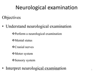 Note for neurological ass | PPTX