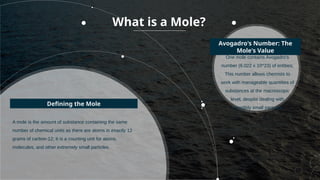 What is mole: counting the infinitesimal | PPT