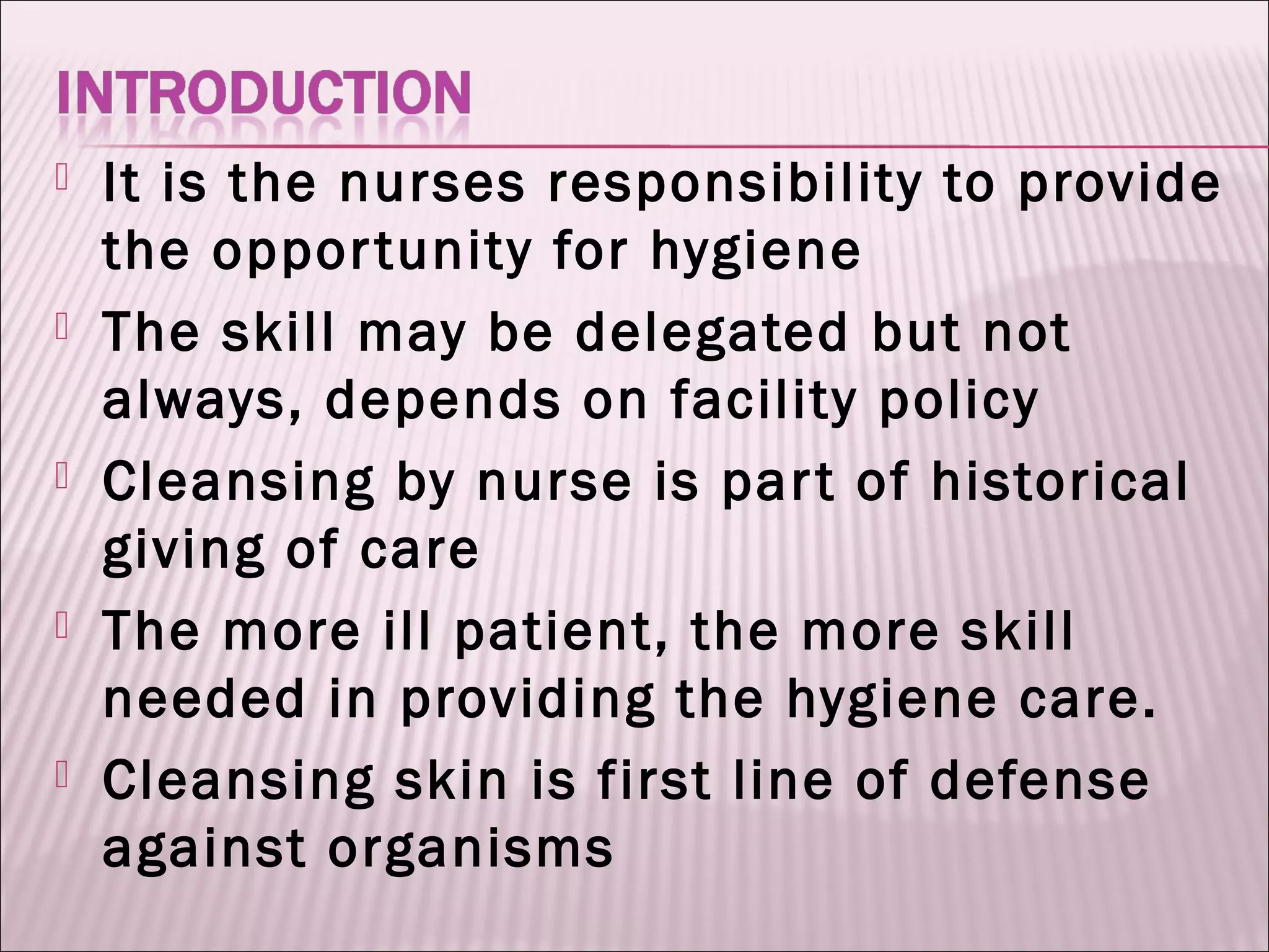 Babitha's Note On Hygienic Care Part - 01 | PPT