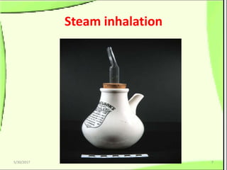 Babitha's Note On Inhalations: Its Types | PPTX