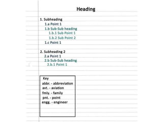 Note making | PPT