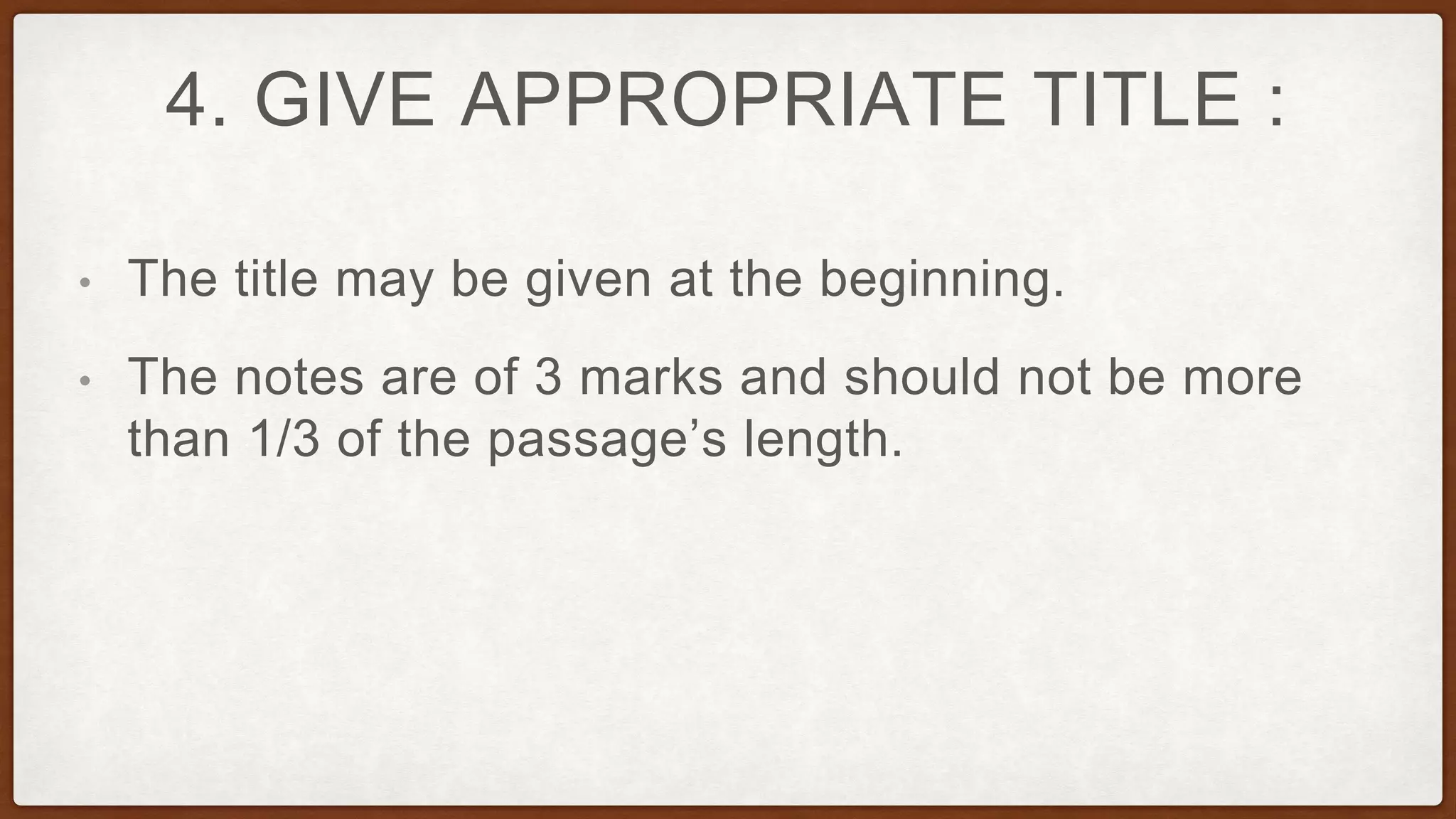 Note making | PPT