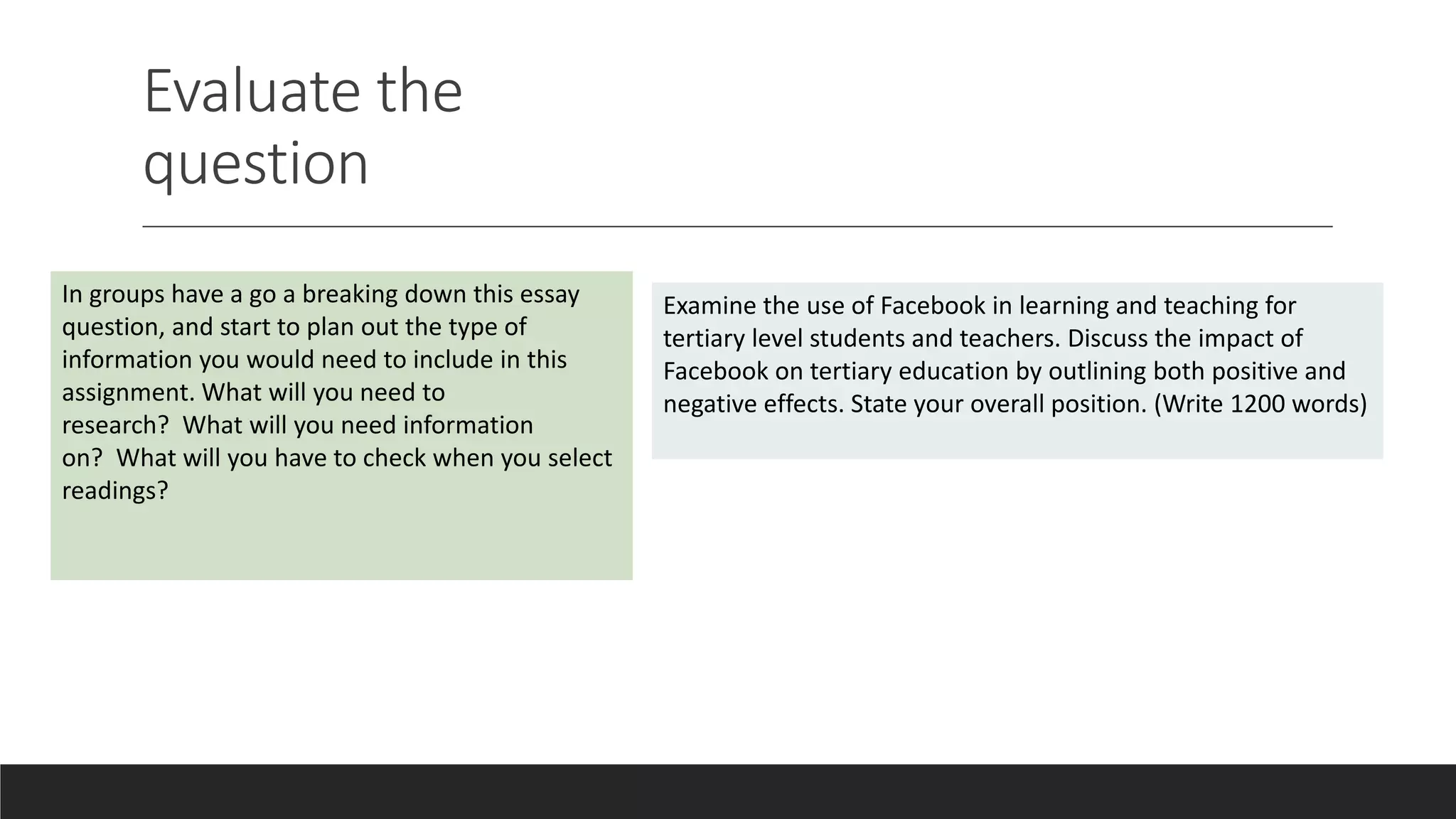 Note making for assignments | PPT
