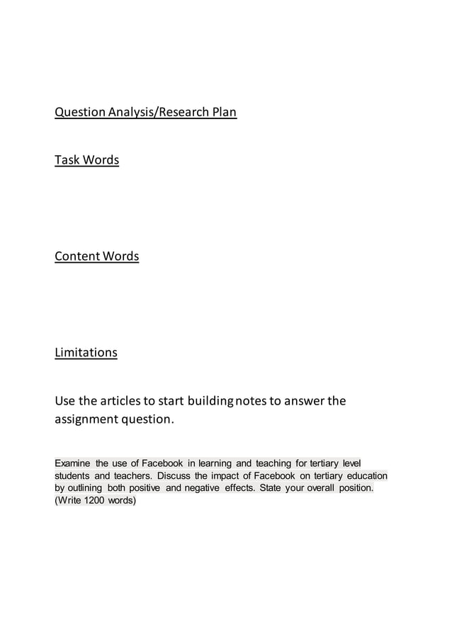 Note making for assignments | PDF