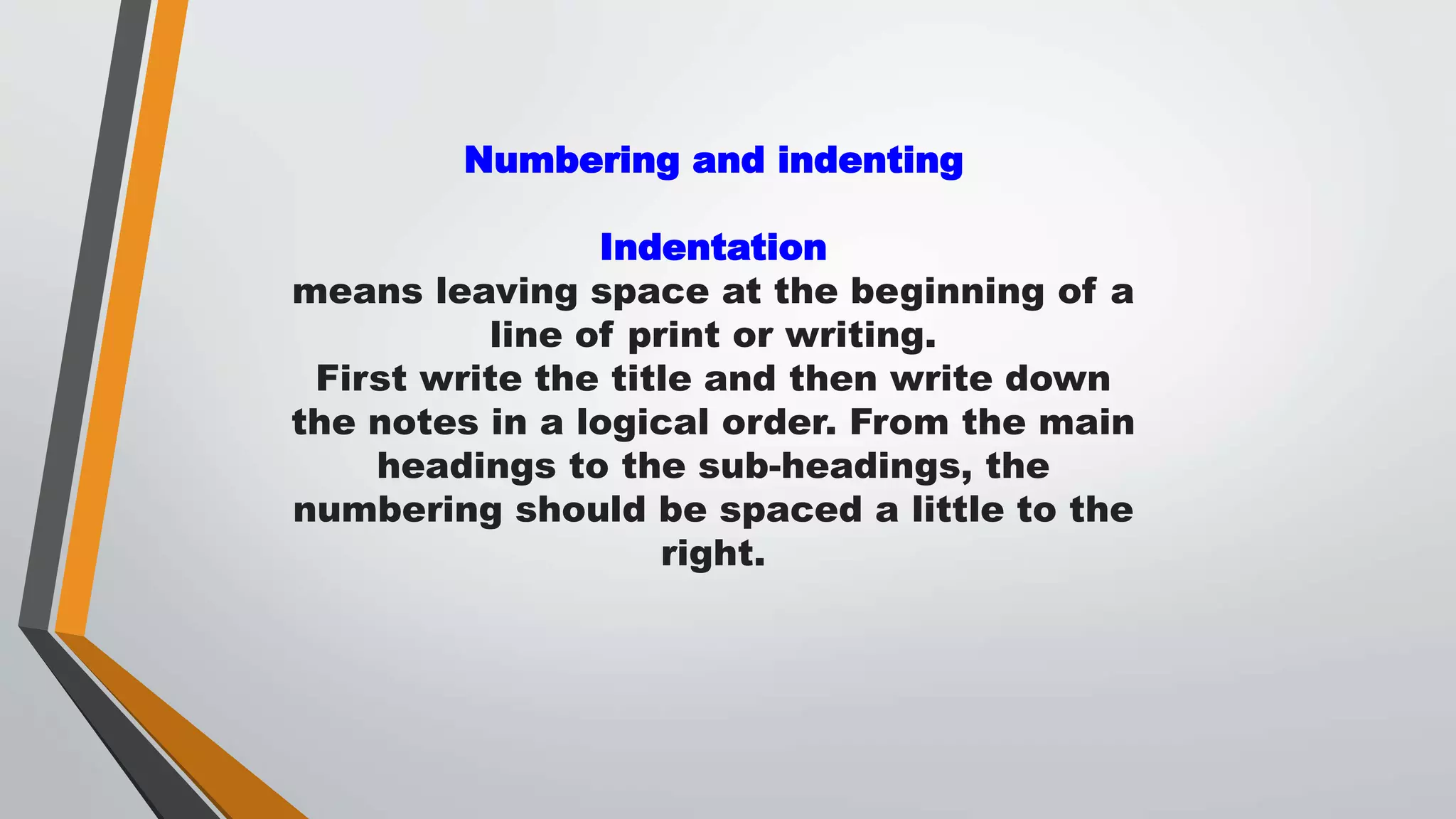 NOTE MAKING class 11 | PPTX