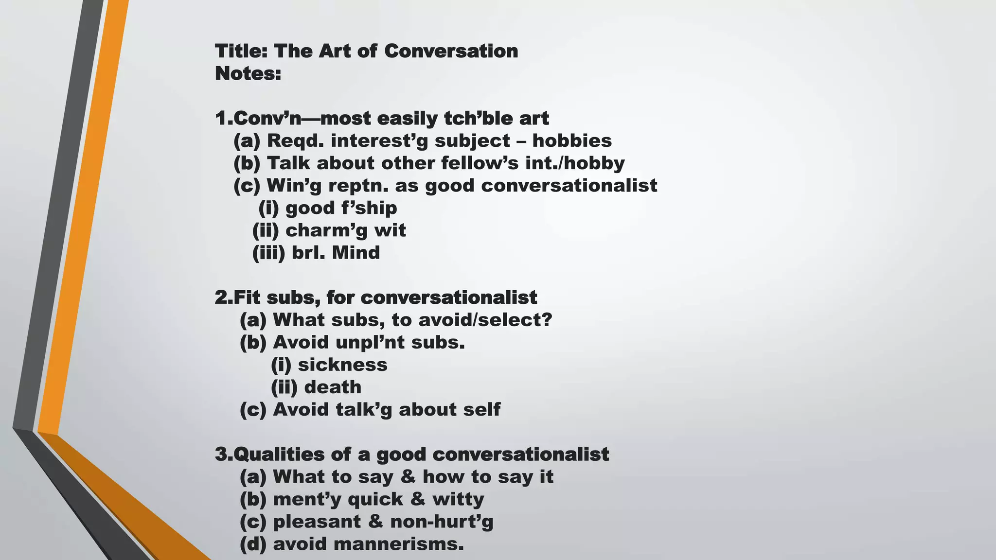 NOTE MAKING class 11 | PPTX