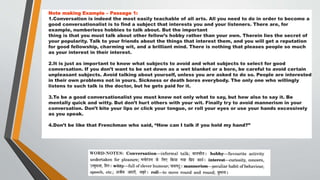 NOTE MAKING class 11 | PPTX