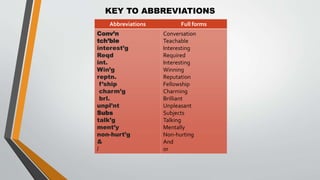 NOTE MAKING class 11 | PPTX