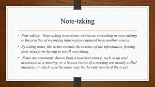 NOTE MAKING & NOTE TAKING.pptx