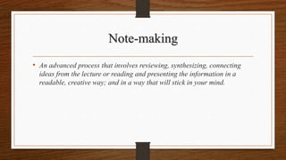 NOTE MAKING & NOTE TAKING.pptx
