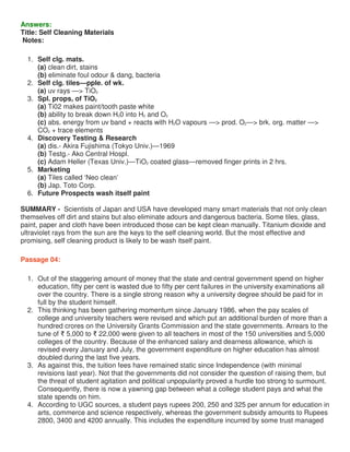 Note Making CBSE 11 English | PDF