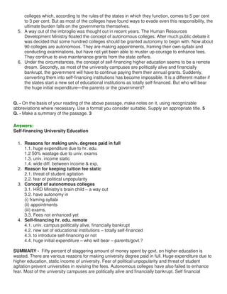 Note Making CBSE 11 English | PDF