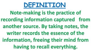 note making PPT.pptx