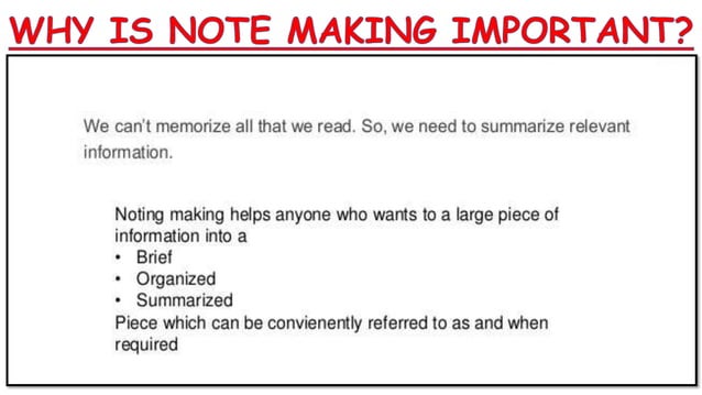 note making PPT.pptx | Desktop Publishing | Computer Software and ...