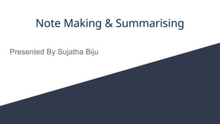 Note Making & Summarising of english.pptx