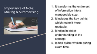 Note Making & Summarising of english.pptx