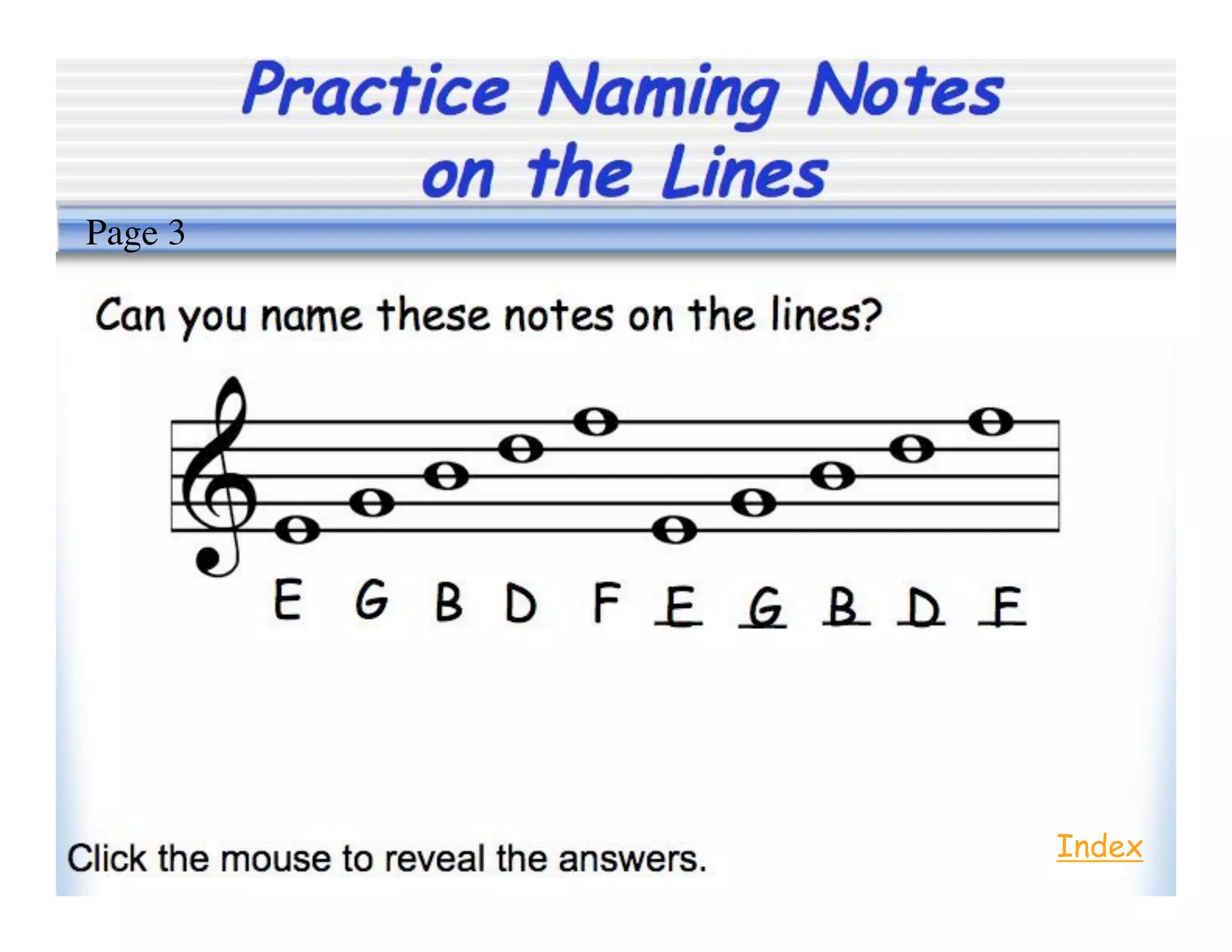 Note names part 1 © | PDF