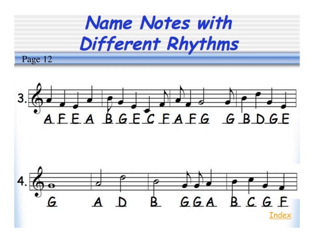 Note names part 2 © | PPT