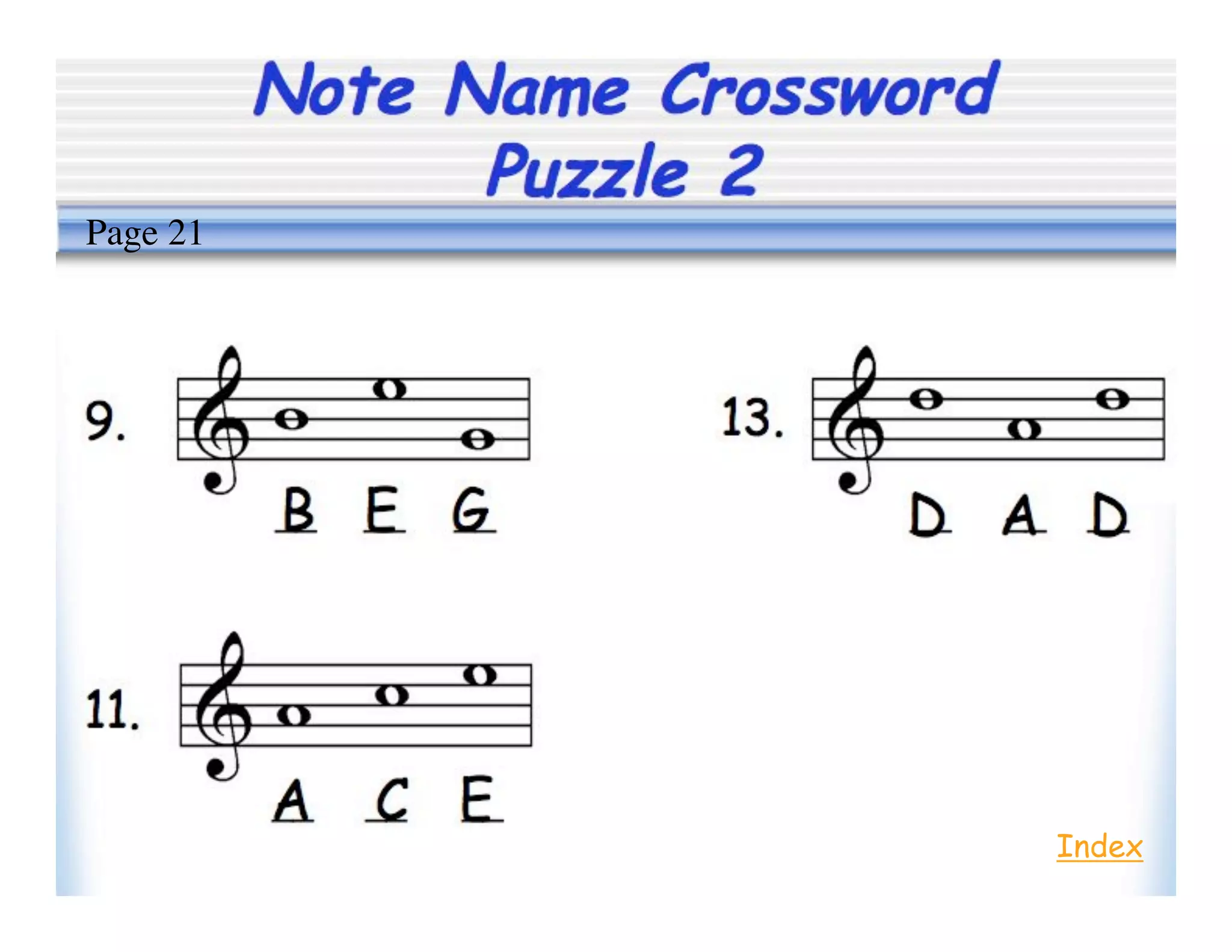 Note names part 5 © | PDF | Puzzle Video Games | Video Game Genres