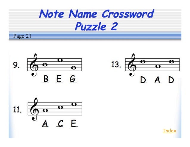 Note names part 5 © | PDF | Puzzle Video Games | Video Game Genres
