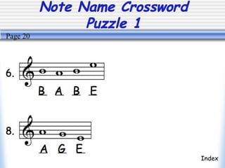 Note names part 5 © | PPT