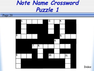 Note names part 5 © | PPT | Puzzle Video Games | Video Game Genres