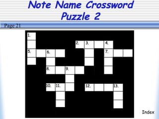 Note names part 5 © | PPT | Puzzle Video Games | Video Game Genres