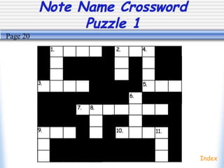 Note names part 5 © | PPT | Puzzle Video Games | Video Game Genres