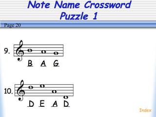 Note names part 5 © | PPT | Puzzle Video Games | Video Game Genres