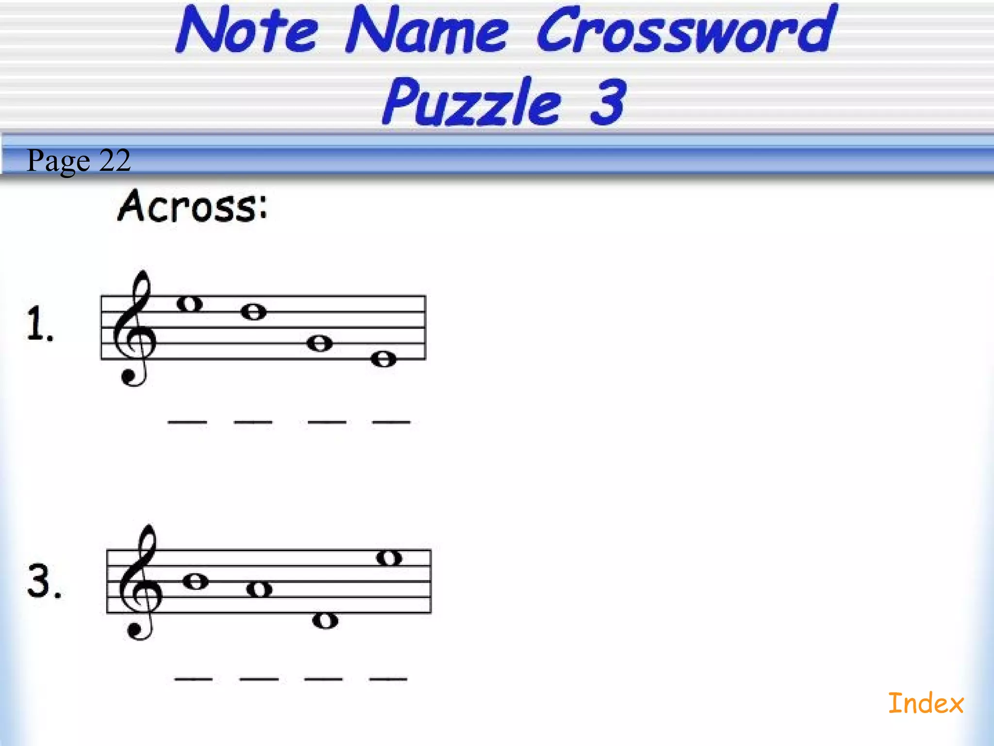 Note names part 6 © | PPT