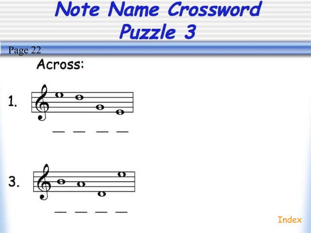 Note names part 6 © | PPT