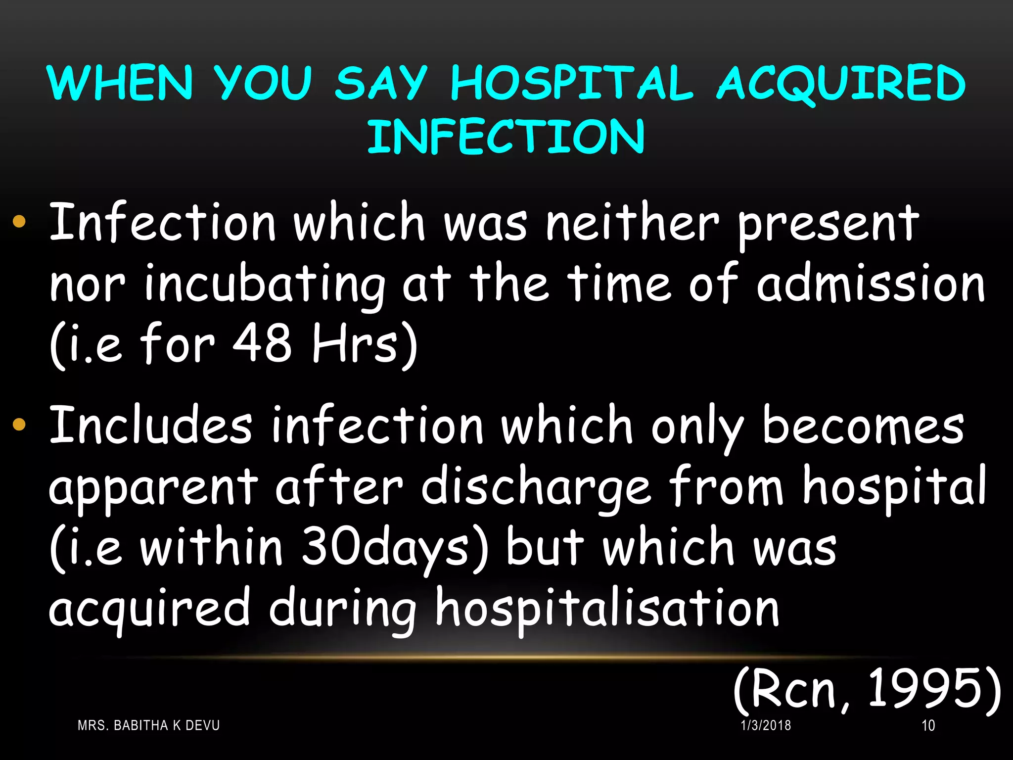 Note Nosocomial Infection | PPTX