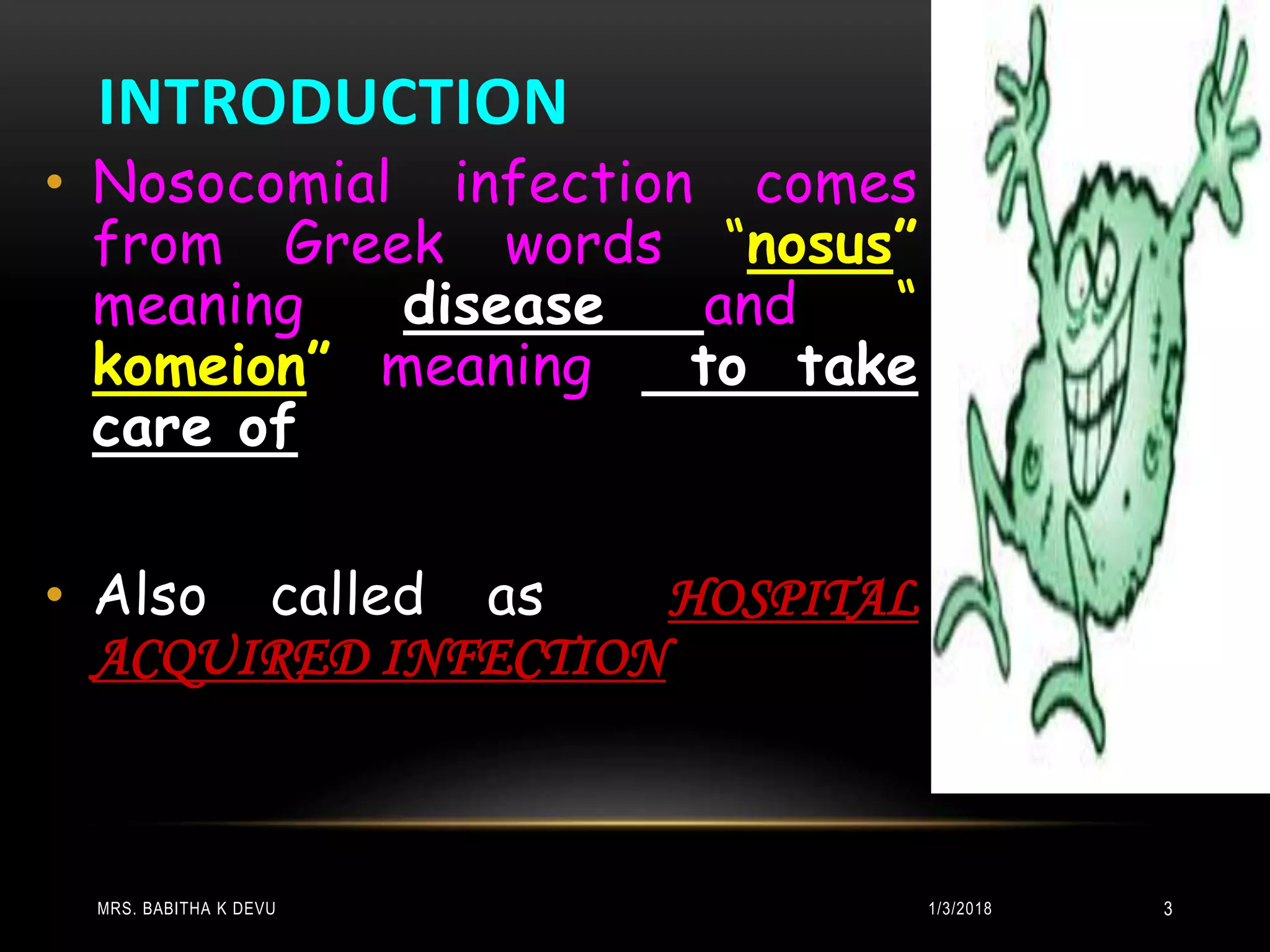 Note Nosocomial Infection | PPTX