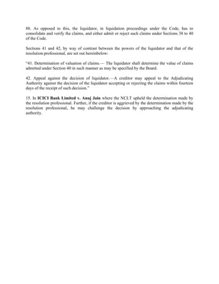 NOTE ON CLAIM VERIFICATION PROCESS BY IRP UNDER IBC | PDF
