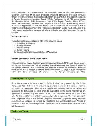 Note on entry strategies in india icsi | PDF | Business Administration ...