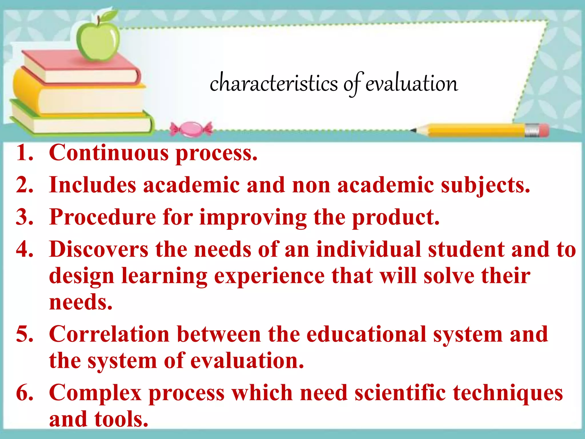 Note on evaluation and assessment Part - 1 | PPTX