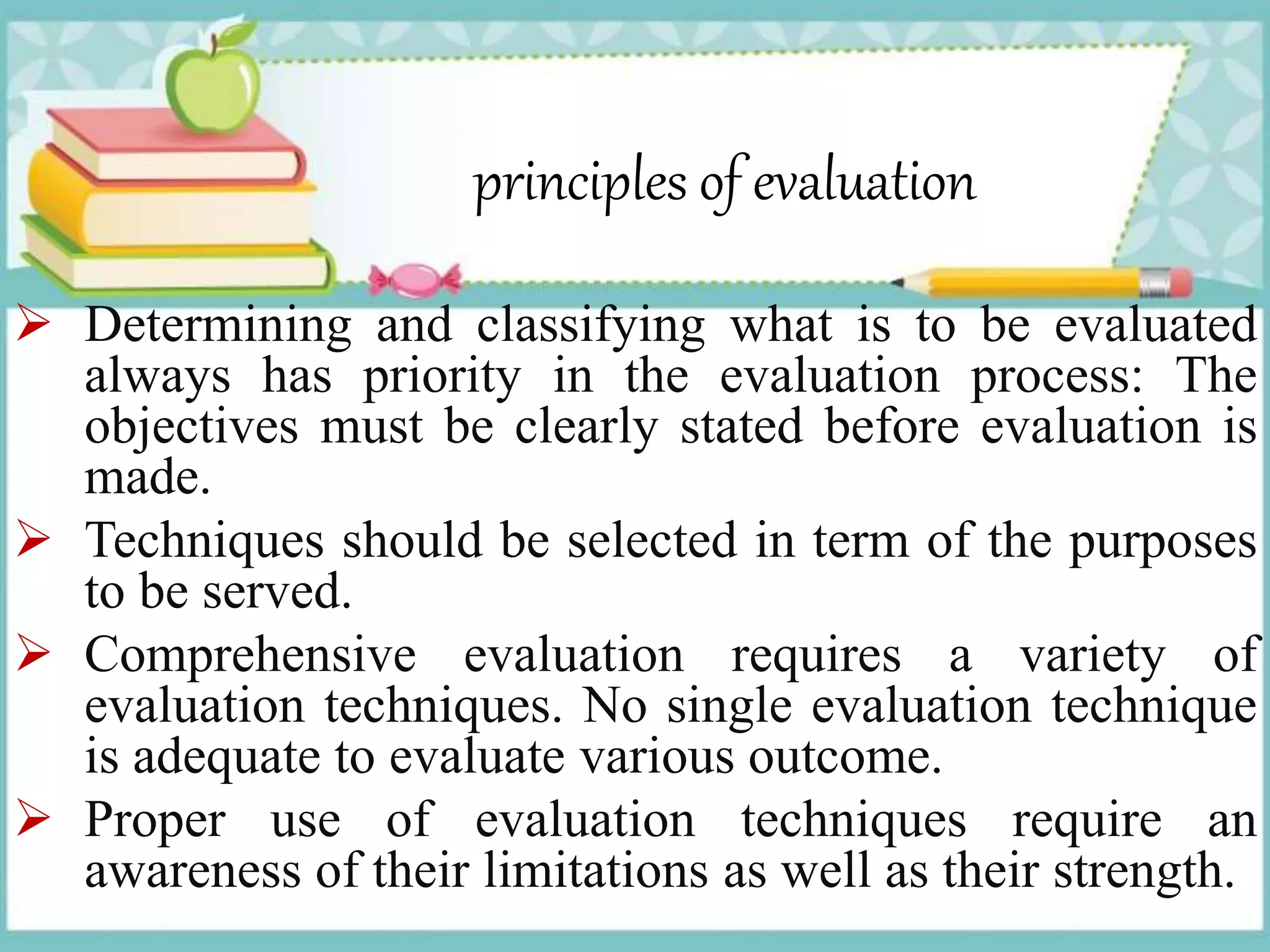 Note on evaluation and assessment Part - 1 | PPTX